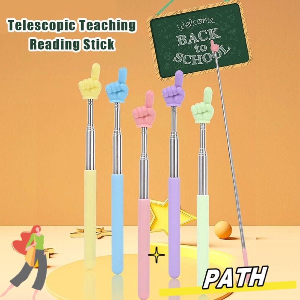 PA-HOME Finger Reading Sticks, Finger Design Stainless Steel Teaching ...