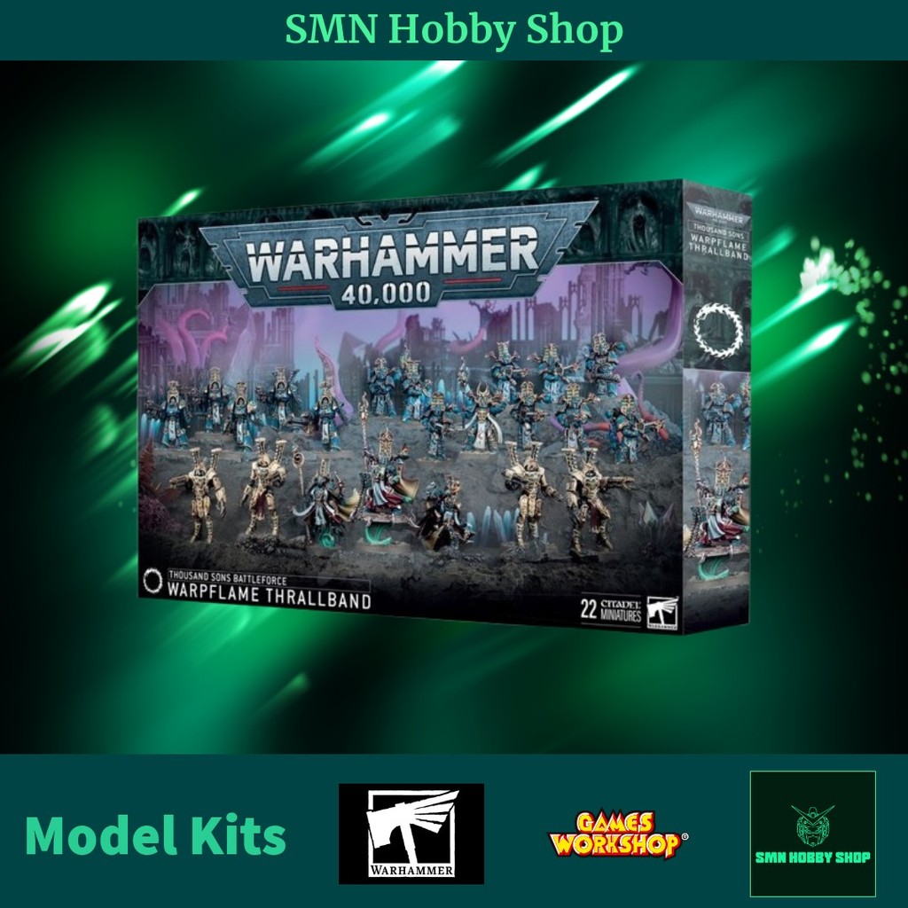 Miniatures Thousand Sons Battleforce Warpflame Thrallband 22 Miniatures ...