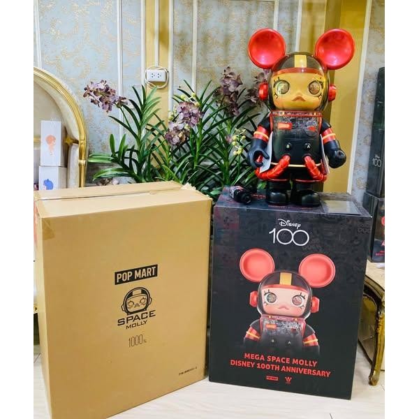 POP MART MEGA SPACE MOLLY 400% 1000% Disney 100th Anniversary - 400% ...