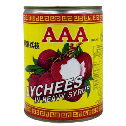 AAA BRAND LAICI DALAM SIRAP LYCHEE IN SYRUP 565G | Shopee Malaysia