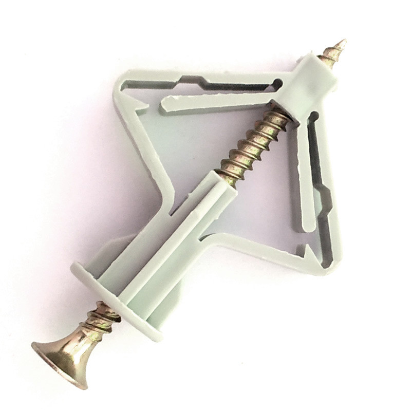 Package of 50 Plastic Fasteners, Butterfly Fasteners, Cross Fasteners ...