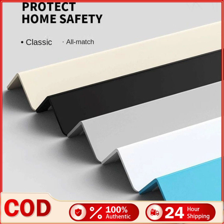 1M Corner Protection PVC Wall Corner Protector Tile Living Room Corner ...