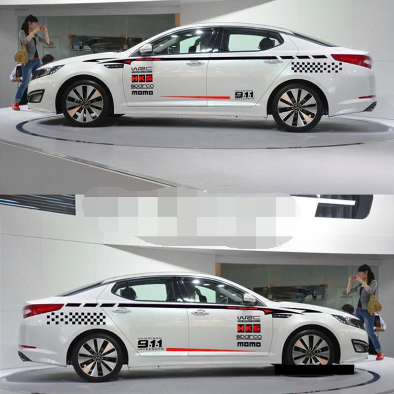 Sglink General Car Waistline Stickers Modified Stickers Body Stickers ...