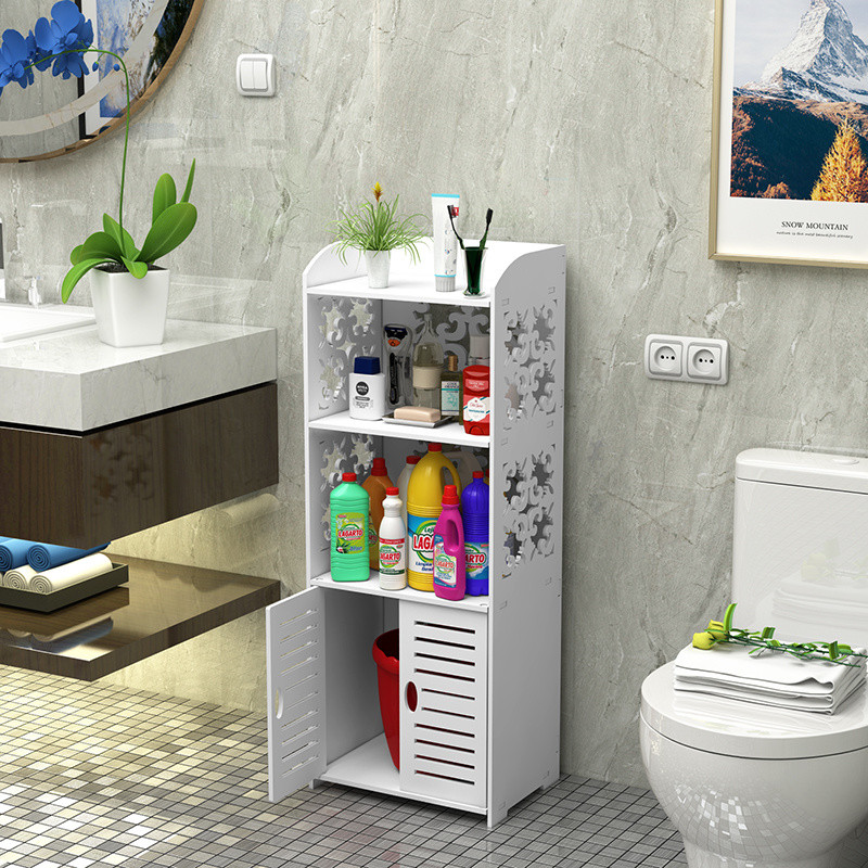 Bathroom Side Waterproof Cabinet Toilet Locker Multi-Layer Storage Rack ...