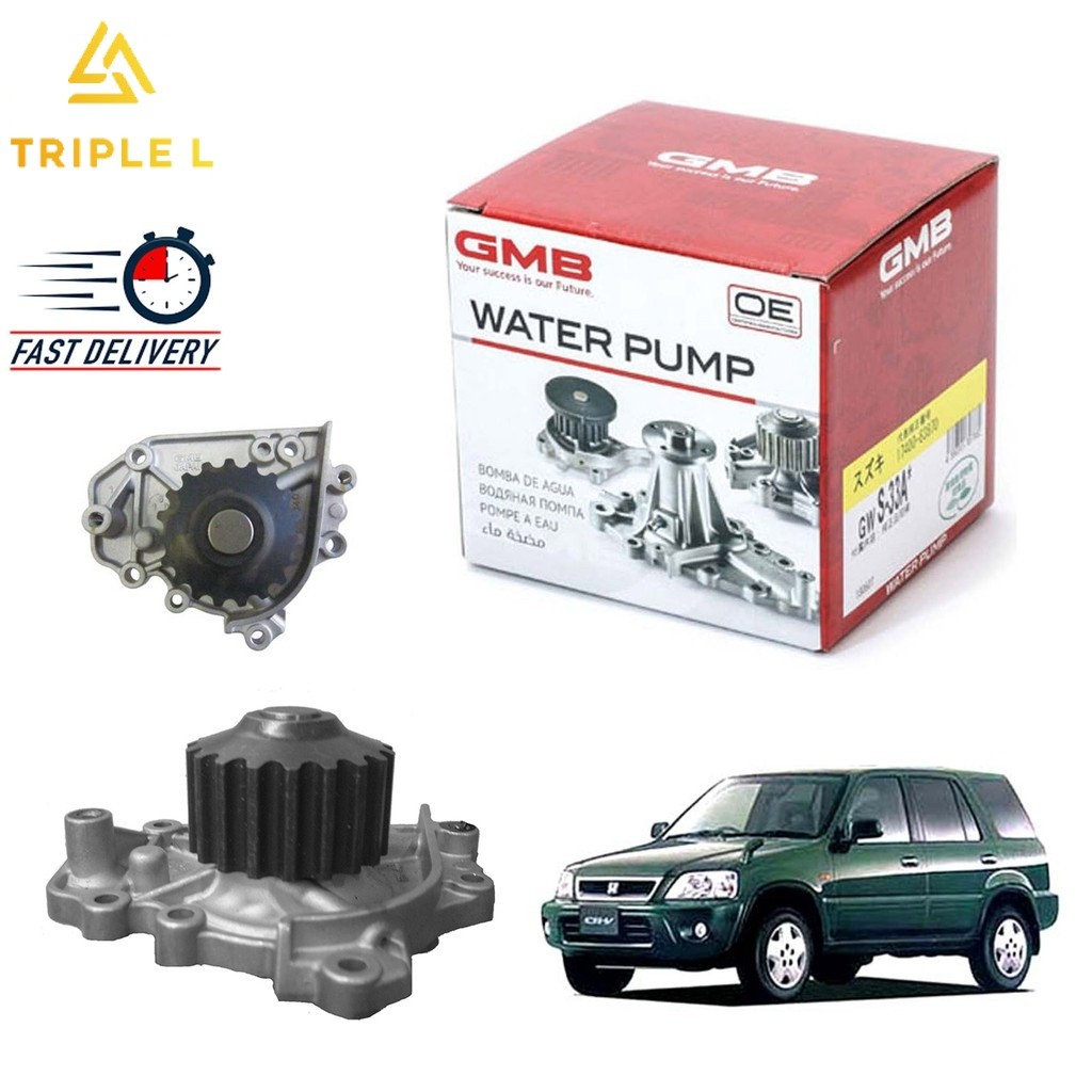 ORIGINAL GMB WATER PUMP HONDA CRV 2.0 1995-2001 S10 (GWHO-40A) | Shopee ...