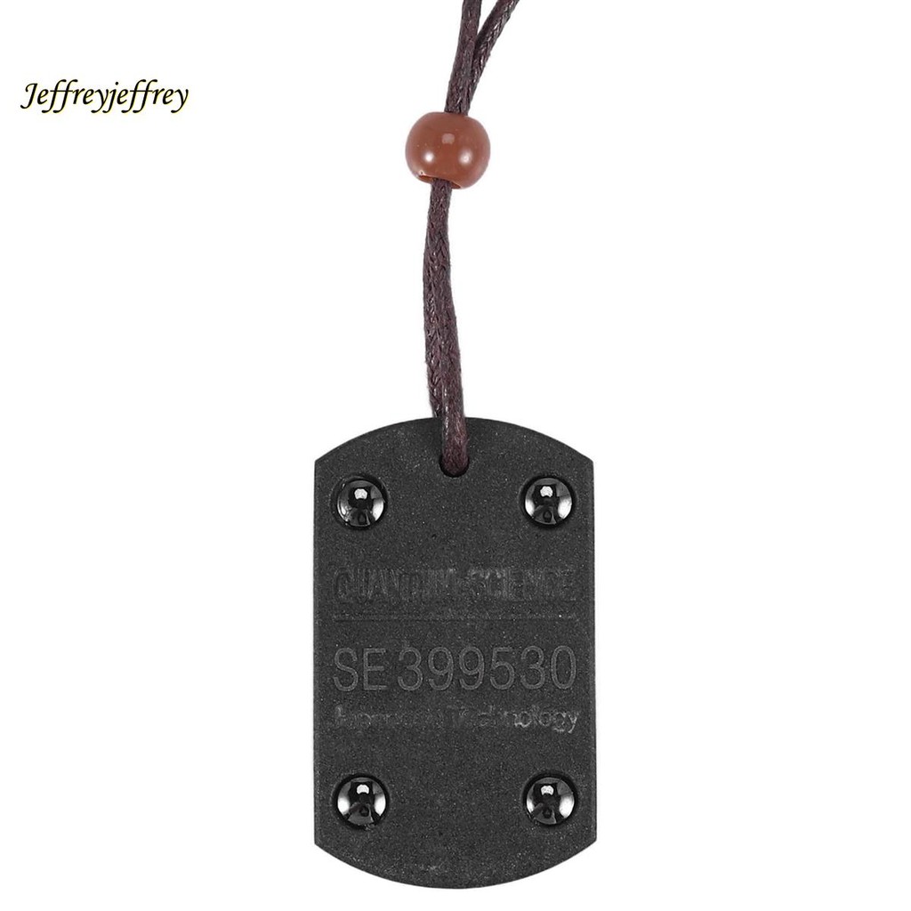 Volcanic Rocks Pendant Necklace Anti EMF Radiation Protection Pendant ...