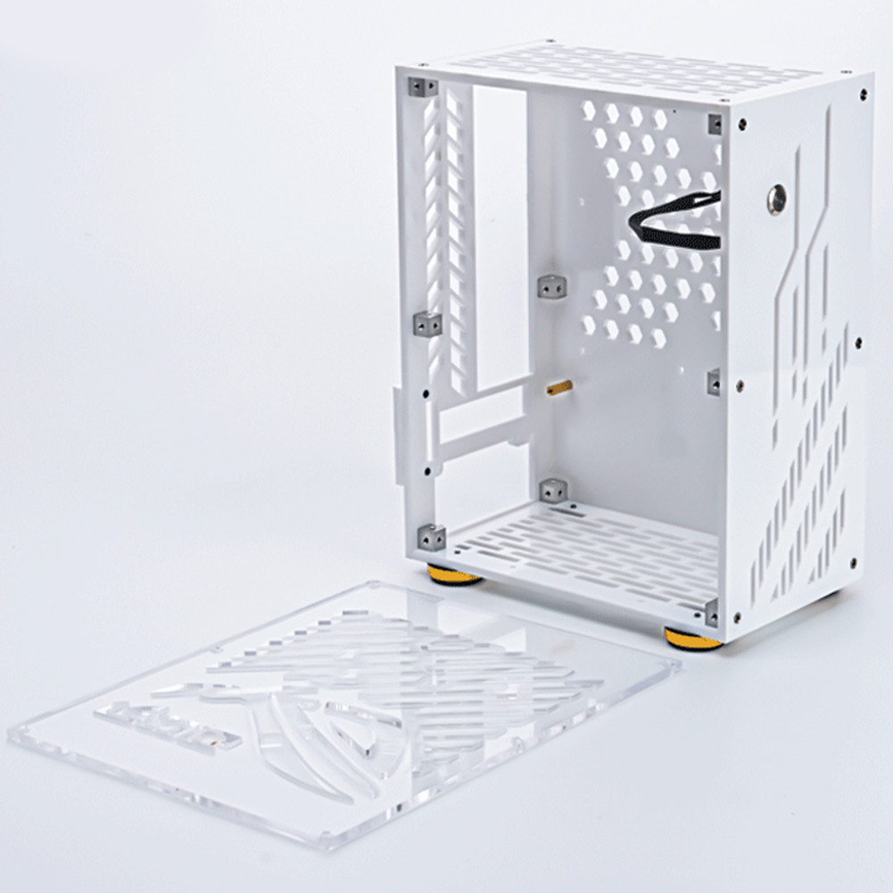 Mini PC Chassis 4.3L Useful DIY Bare Support External PC Case for ITX ...