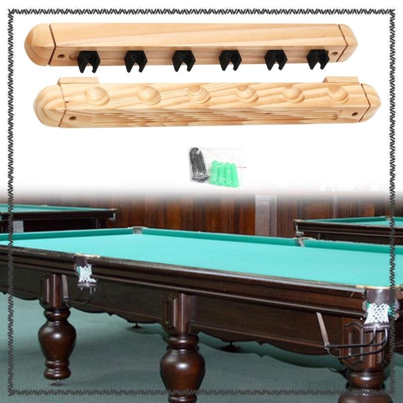 [MCA] Wall Mounted Billiard Pool Cue Rack for Recreation Room Indoor ...