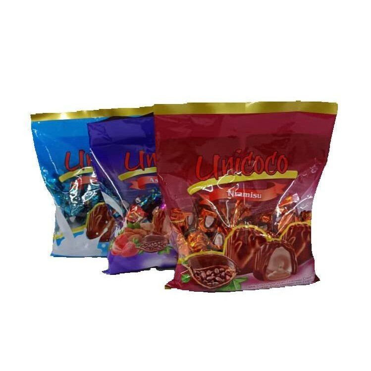 400G UNICOCO TWIST WRAP BAG TIRAMISU / MILK / ASSORTED / COKLAT VIRAL ...