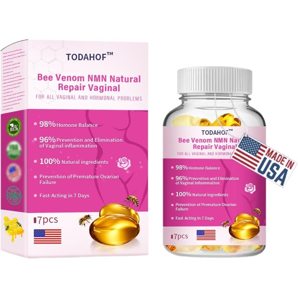 TODAHOF Bee Venom Natural Repair Vaginal Capsules, Professional Bee ...
