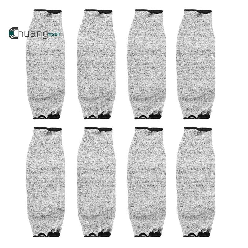 4 Pair Cut and Burn Resistant Sleeves Arm Protection Sleeves Forearm ...
