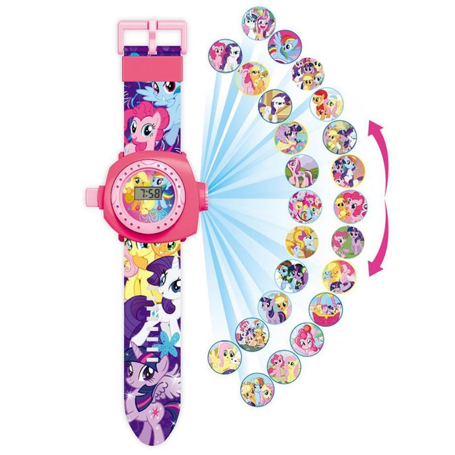 My Little Pony 3D Projection Watch Princess Elsa Flip Electronic Watch ...
