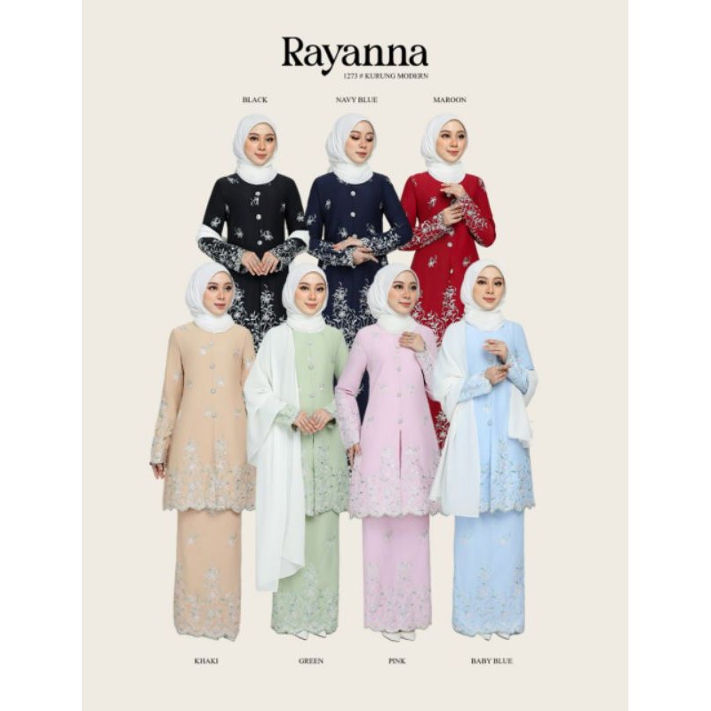 NEW ARRIVAL‼️1273 RAYANNA KURUNG MODERN / Baju raya cantik / Baju raya / Baju kurung raya ...