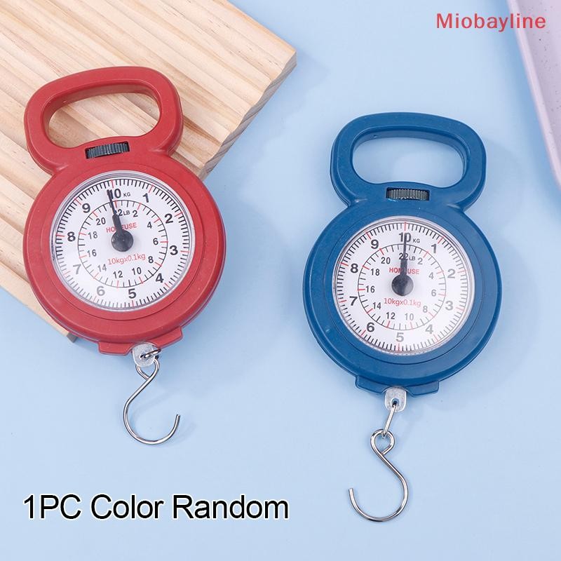 {Miobayline} Mini Pointers Hook Spring Hanging Scale Fishing Scale 10kg ...
