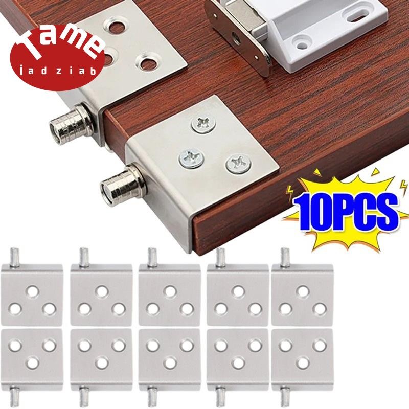 10Pcs Concealed Hinges Cabinet Up and Down Door Pivot CT Corner Codes ...