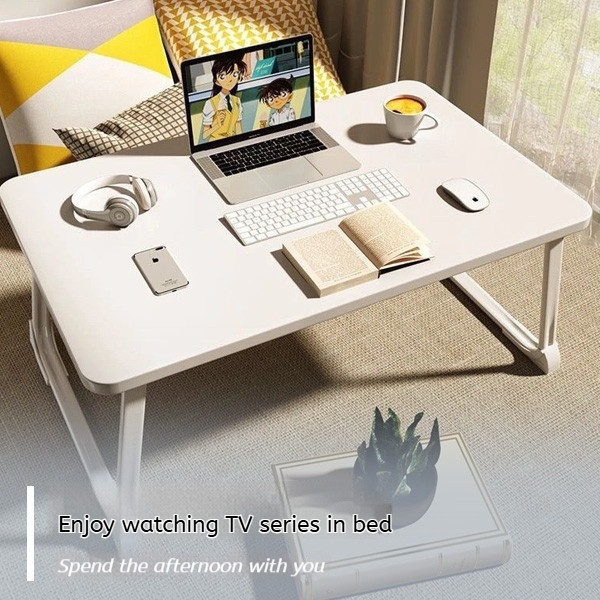 Lazy Computer Desk Folding Bedside Laptop Desk Table | Shopee Malaysia