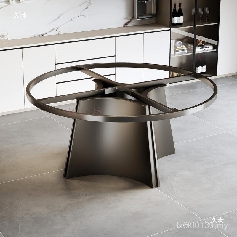 Bracket Round Stainless Steel Table Leg Table Leg Luxury Stone Slate ...