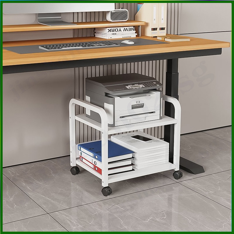 Printer Shelf Under Desk Mobile Printer Shelf Host Bracket Document ...