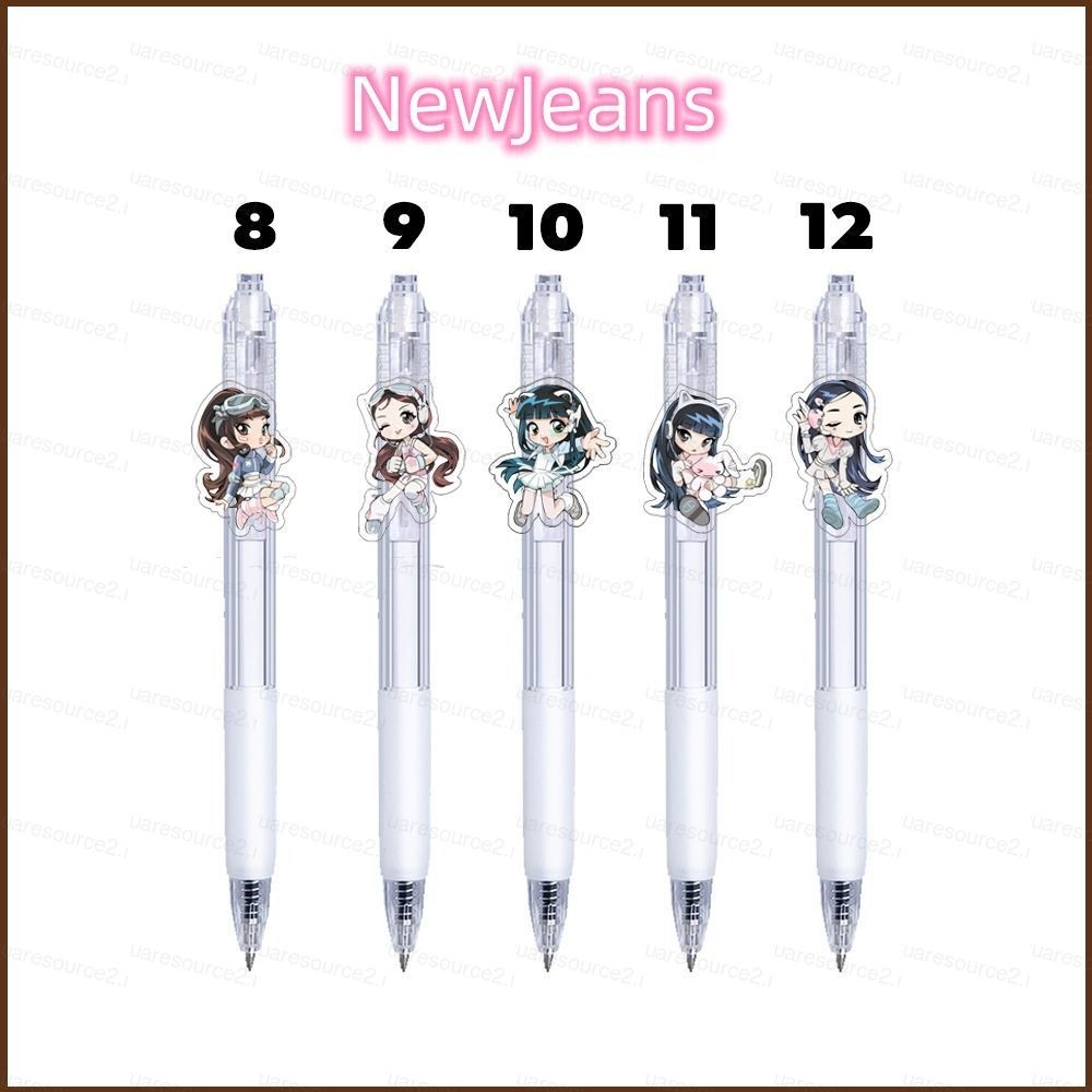 SQ2 NewJeans Click ball pen cartoon cute gel pen DANIELLE HAERIN HANNI ...
