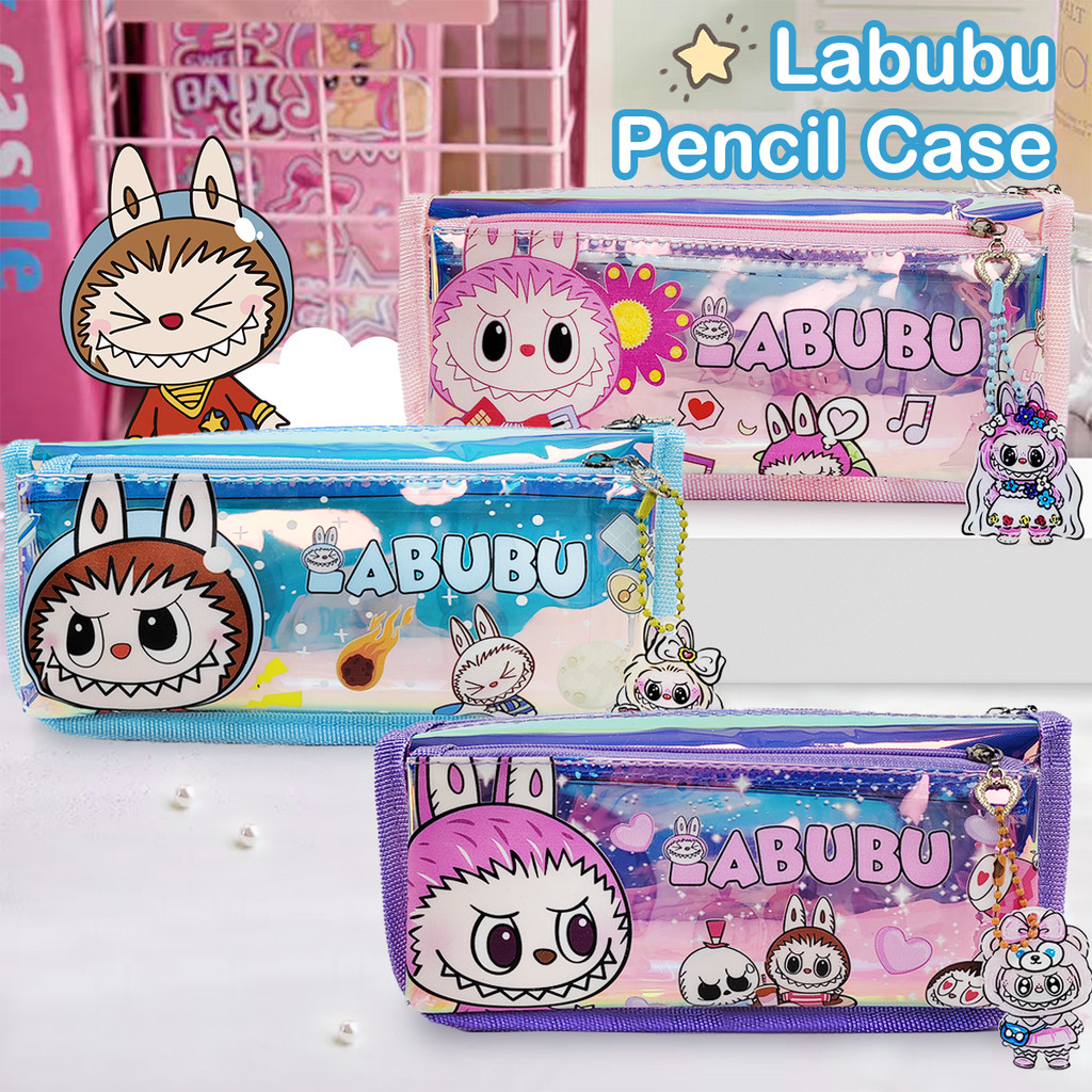 New Labubu Colorful Pen Bag High Beauty Large Capacity Student ...