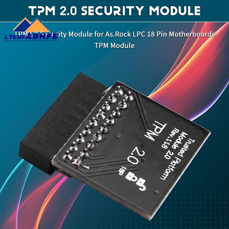 TPM2.0 Security Module for As.Rock LPC 18 Pin Motherboards TPM Module ...