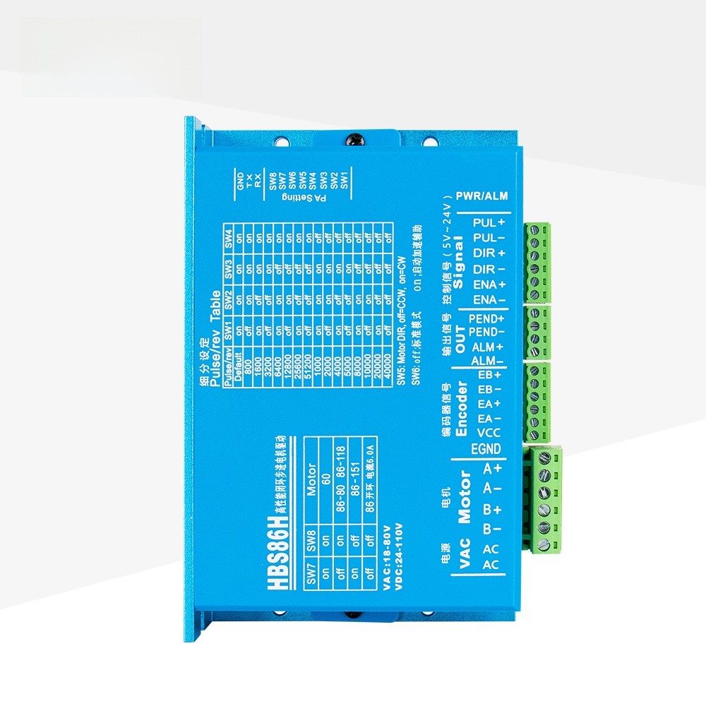 High Quality HBS860H Two Phase Nema 34 Closed Loop Hybrid Servo Stepper ...