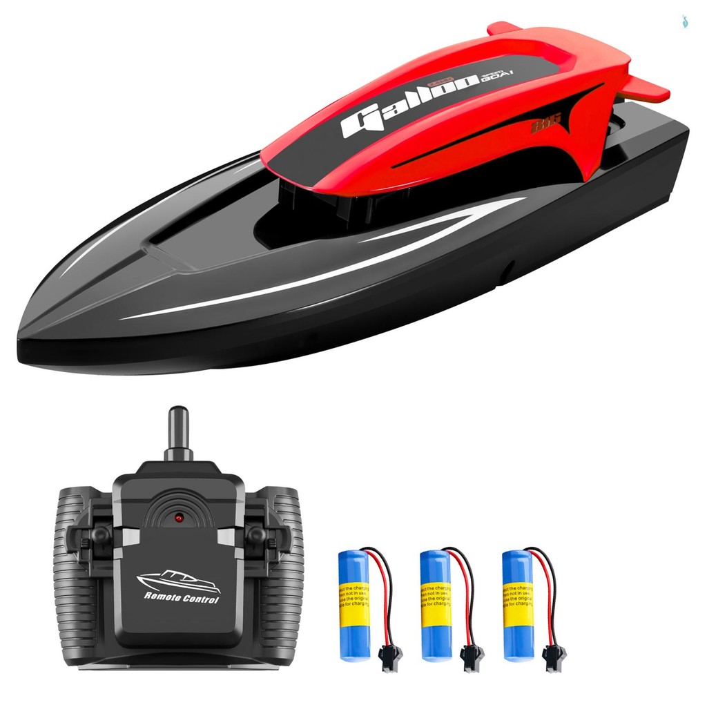 Remote Control Boat, 2.4G 20km/h High-Speed Waterproof Remote Control ...