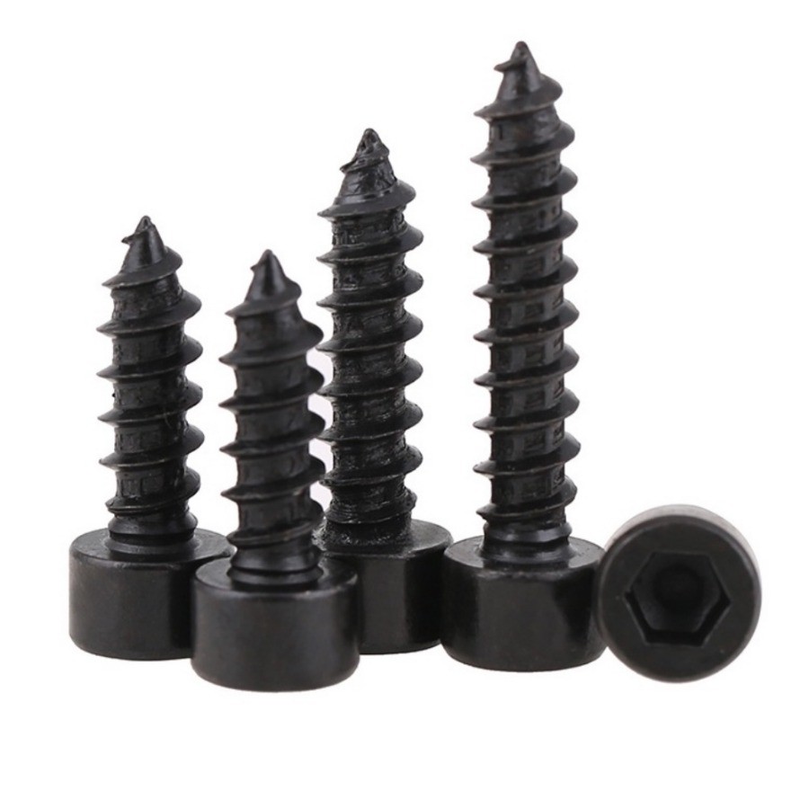 Hex Socket Cap Head skru/Self-tapping Screw Wood Tapping/Black Grade 8 ...