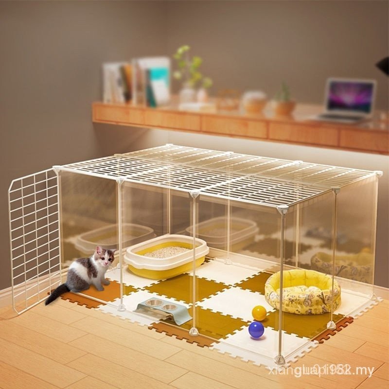 Kucing sangkar rumah pagar haiwan kesayangan dalaman gabungan percuma ...
