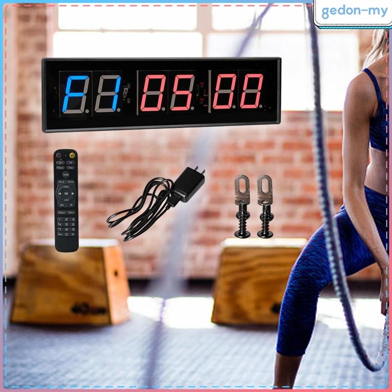 [GedonMY] Gym Timer Clock Interval Timer Count Down/up Clock with LED ...