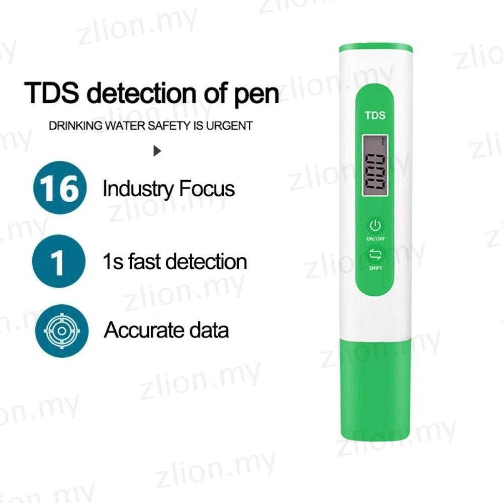 ZLION TDS Meter, Drinking Aquariums Tester 0-9990 Ppm Water Quality ...