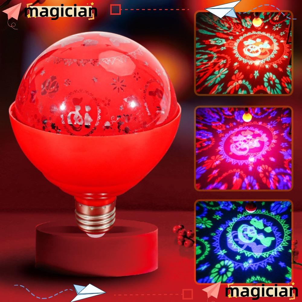 MAGIC Year Lantern, Colorful LED Chinese Fuzi Light Bulb, Red Automatic ...
