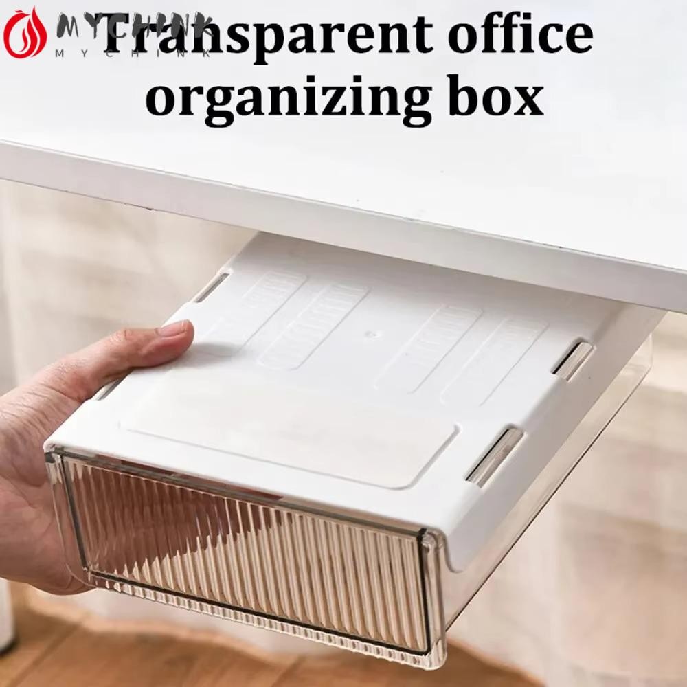 CHINK Undertable Storage Box, Slide Out Drawer Slide Out Underdesk ...