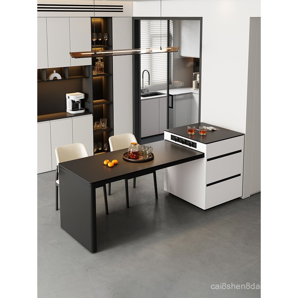 New Island Table Dining Table Integrated Household Retractable ...