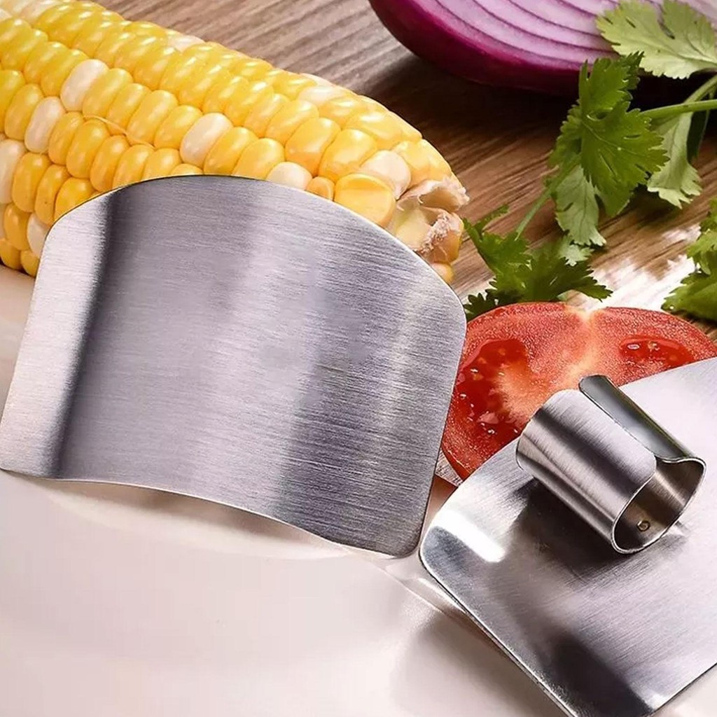 Guard Protect Finger Stainless Steel Hand Protector Cooking Cutting ...