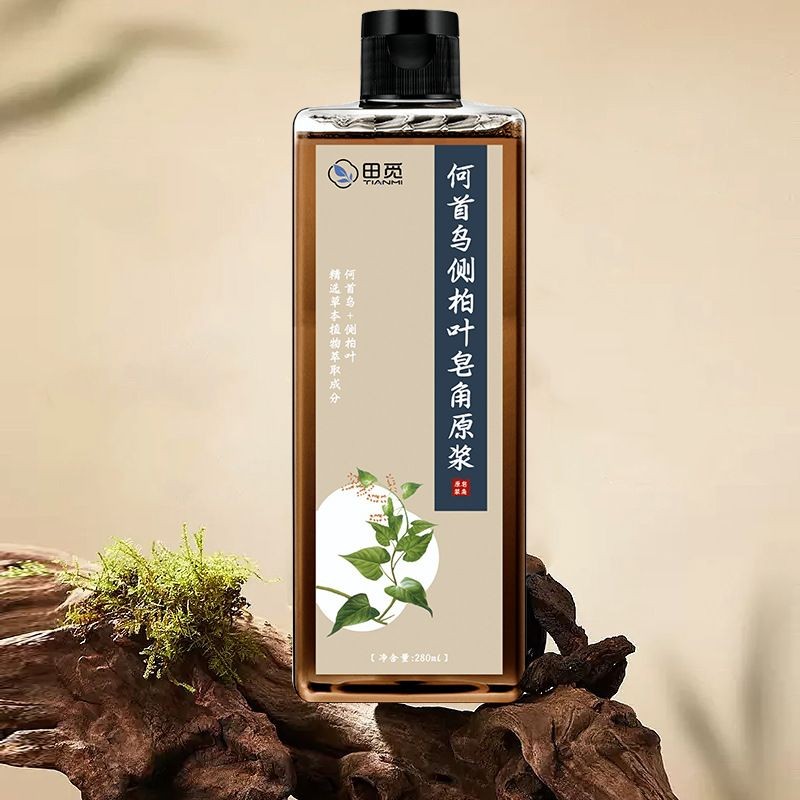 Tian Mi Polygonum Multiflorum Cypress Leaf Raw Pulp Shampoo Softening ...
