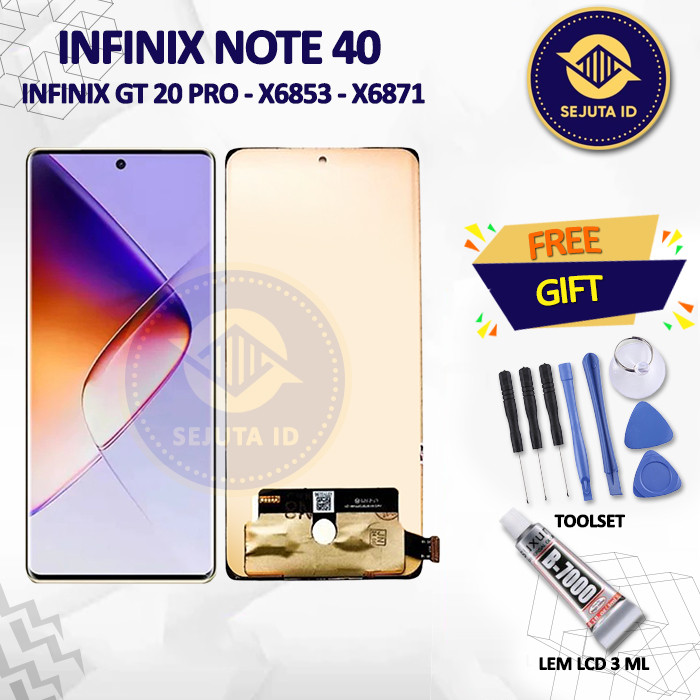 Infinix Note 40 4G X6853 Lcd / X6871 GT 20 Pro Touchscreen Fullset ...
