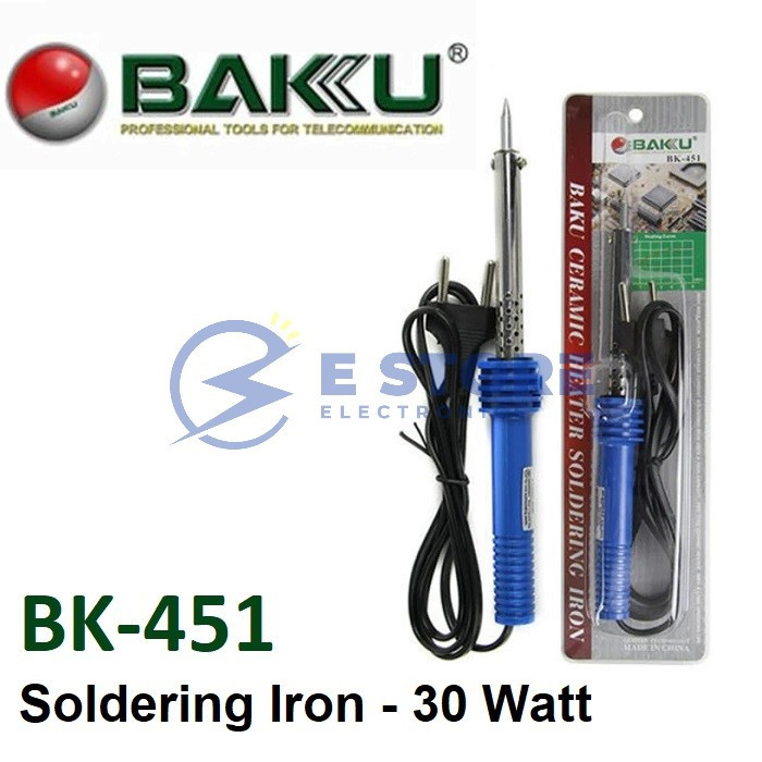 BAKU BK-451 Ceramic Heater Solderong Iron - 30 Watt | Shopee Malaysia