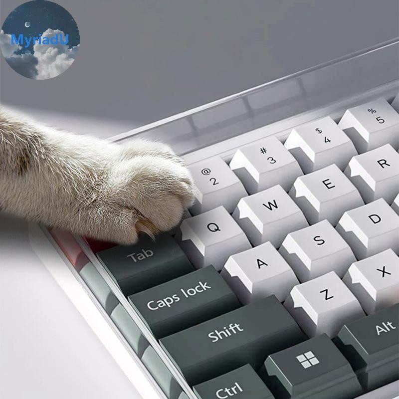 MyriadU 78/108 Keys Acrylic Transparent Dust-Proof Keyboard Case ...