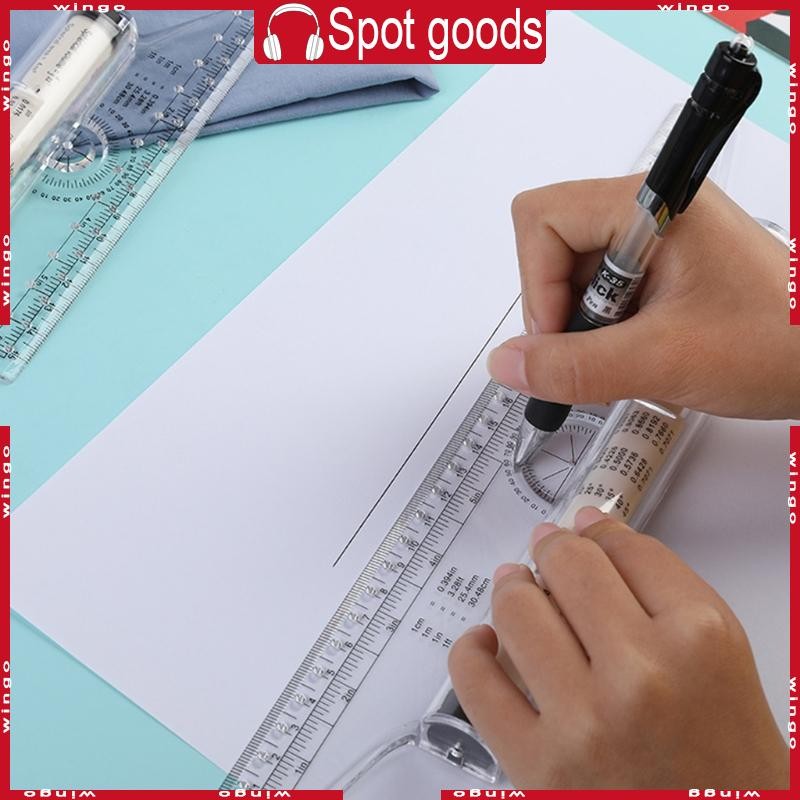 WIN Rolling Parallel Ruler Balancing Scale Multi Purpose Drawing ...