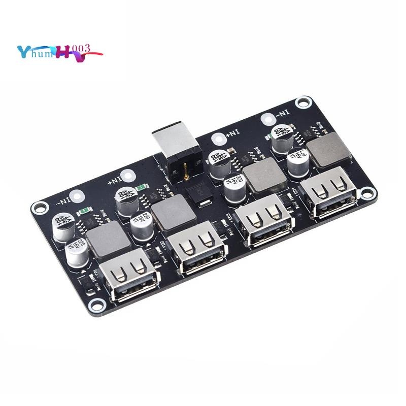 QC3.0 QC2.0 USB Fast Charger Board 4XUSB Port DC-DC Converter DC12V-30V ...