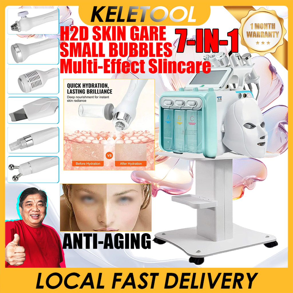 8 in 1 Dermabrasion Machine Hydra Skin Care Small Bubbles Hydro Hydra ...