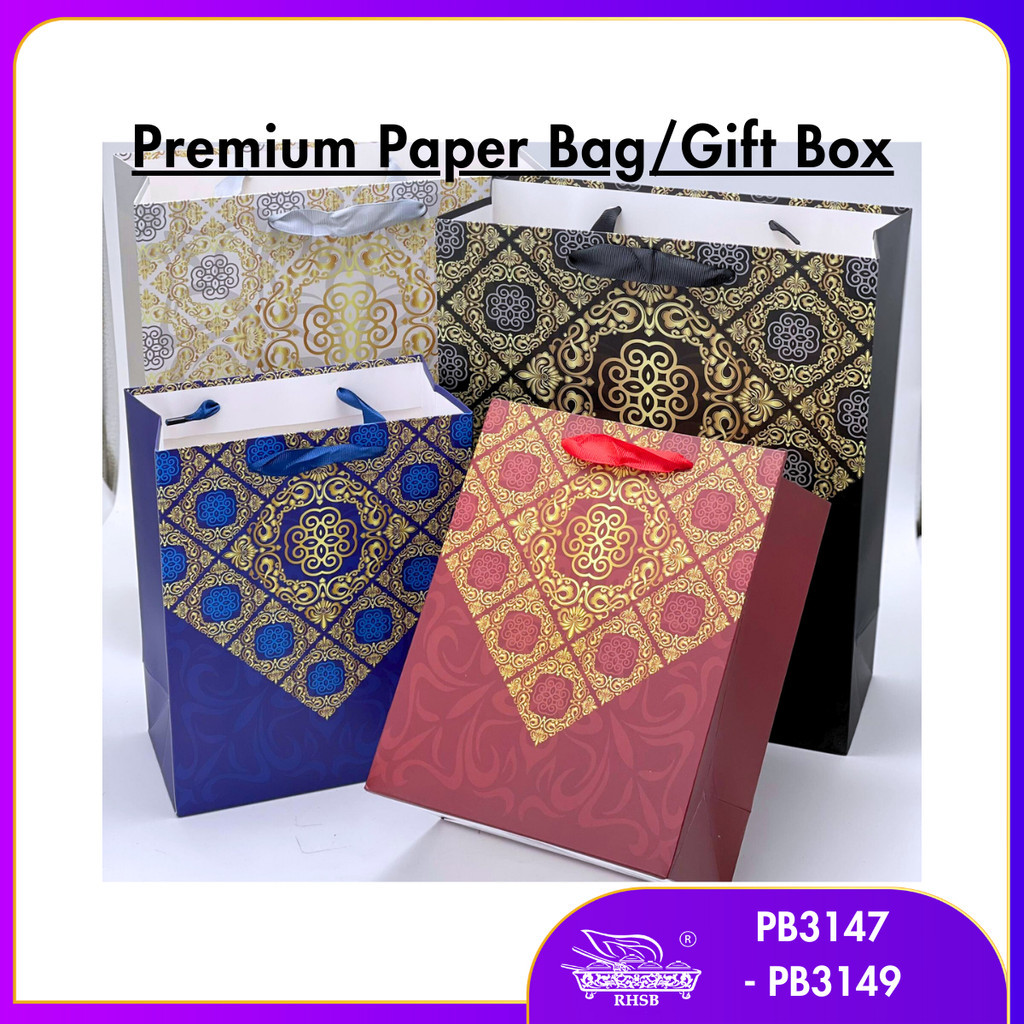 10PCS PAPER BAG/ BEG DOORGIFT KRAFT/ BEG KERTAS HADIAH/ DOORGIFT ...
