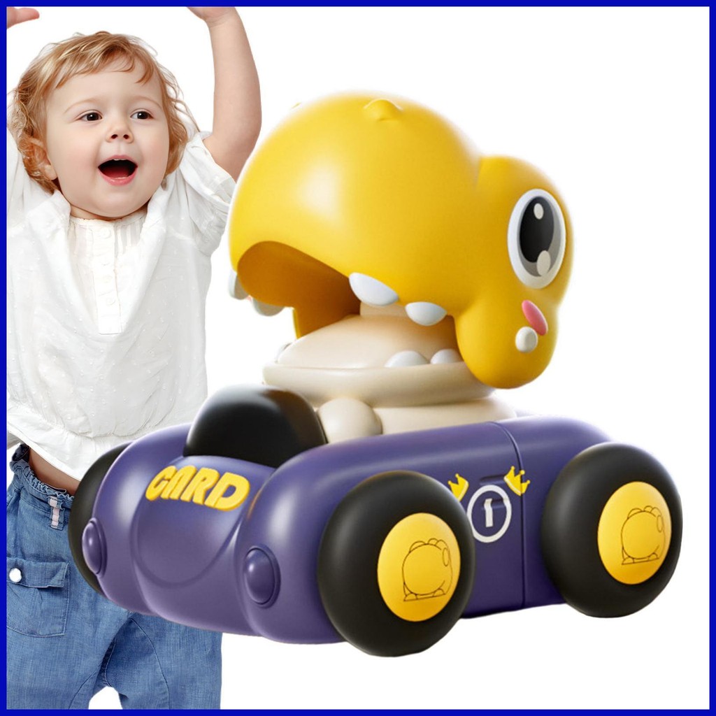 Dinosaur Push And Go Car Friction Powered Educational Toys Push And Go ...