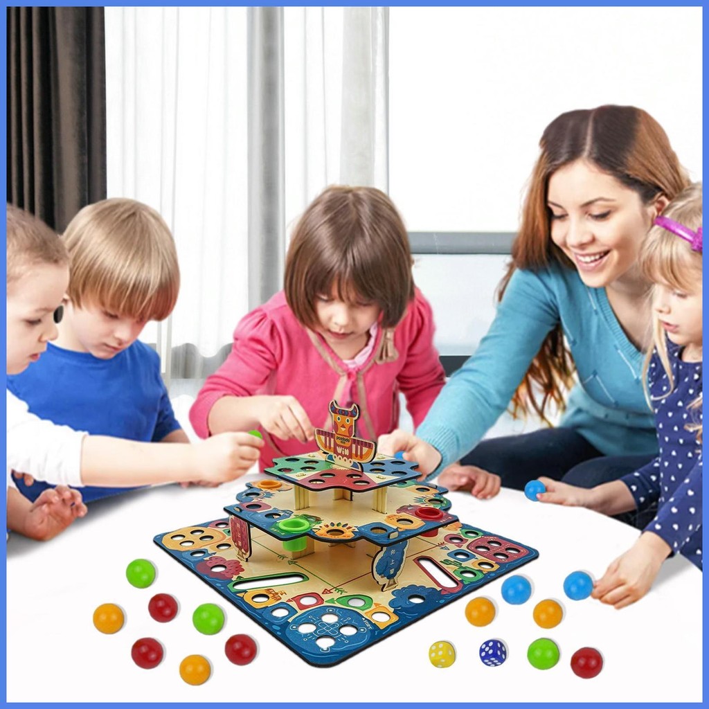Broad Games for Kids Flying Chess Strategy Board Games 3D Puzzle Chess ...