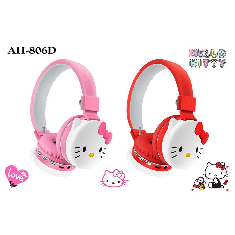 AH-806D Hello Kitty Cute Bluetooth Earphones Wireless Earphones Anime ...