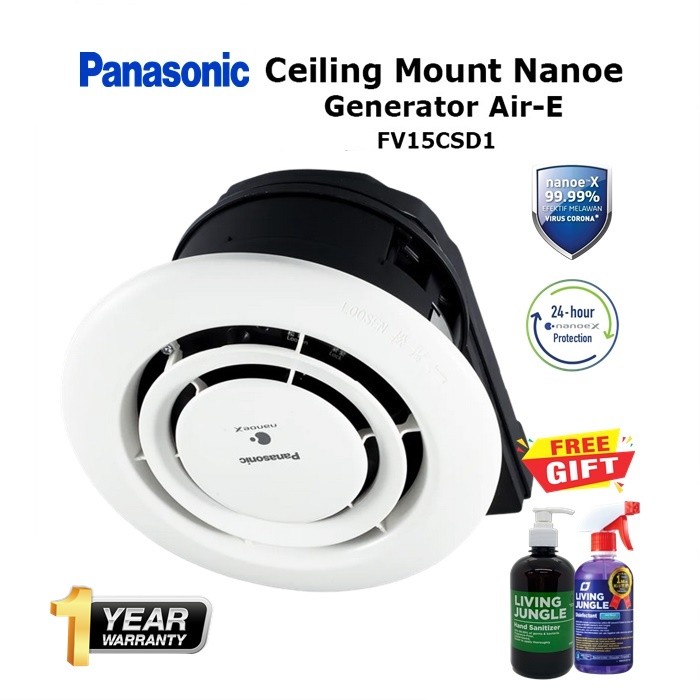 Panasonic Ceiling Mount nanoe X Generator Air-e / Air Purifier | Shopee ...