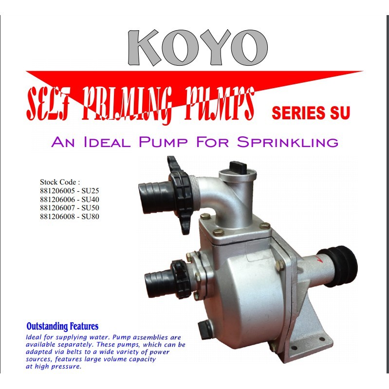 2" 3" PRC SU SERIES SELF PRIMING SPRINKLING WATER PUMP SPLRINKLER PAM ...