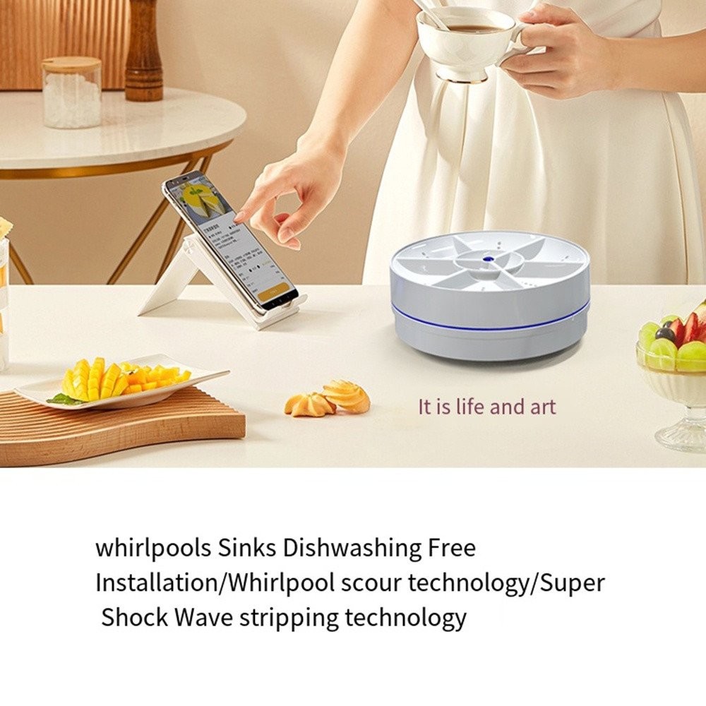 Wireless Sink Turbo Dishwasher USB rechargeable Portable Mini ...