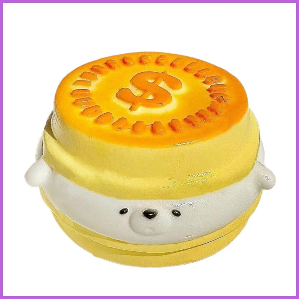 Golden Coin Squeeze Toy Dog Stress Ball Soft Gold Coin Squeeze Toy ...